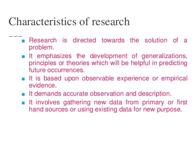 Research methodology