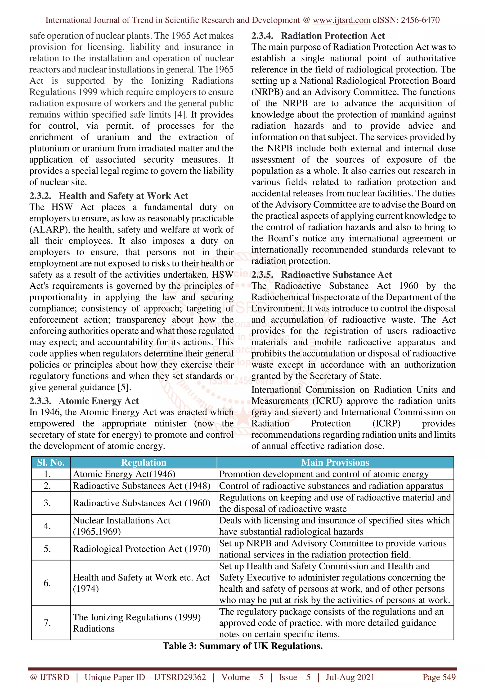 Study of Health and Safety at Nuclear Installations | PDF
