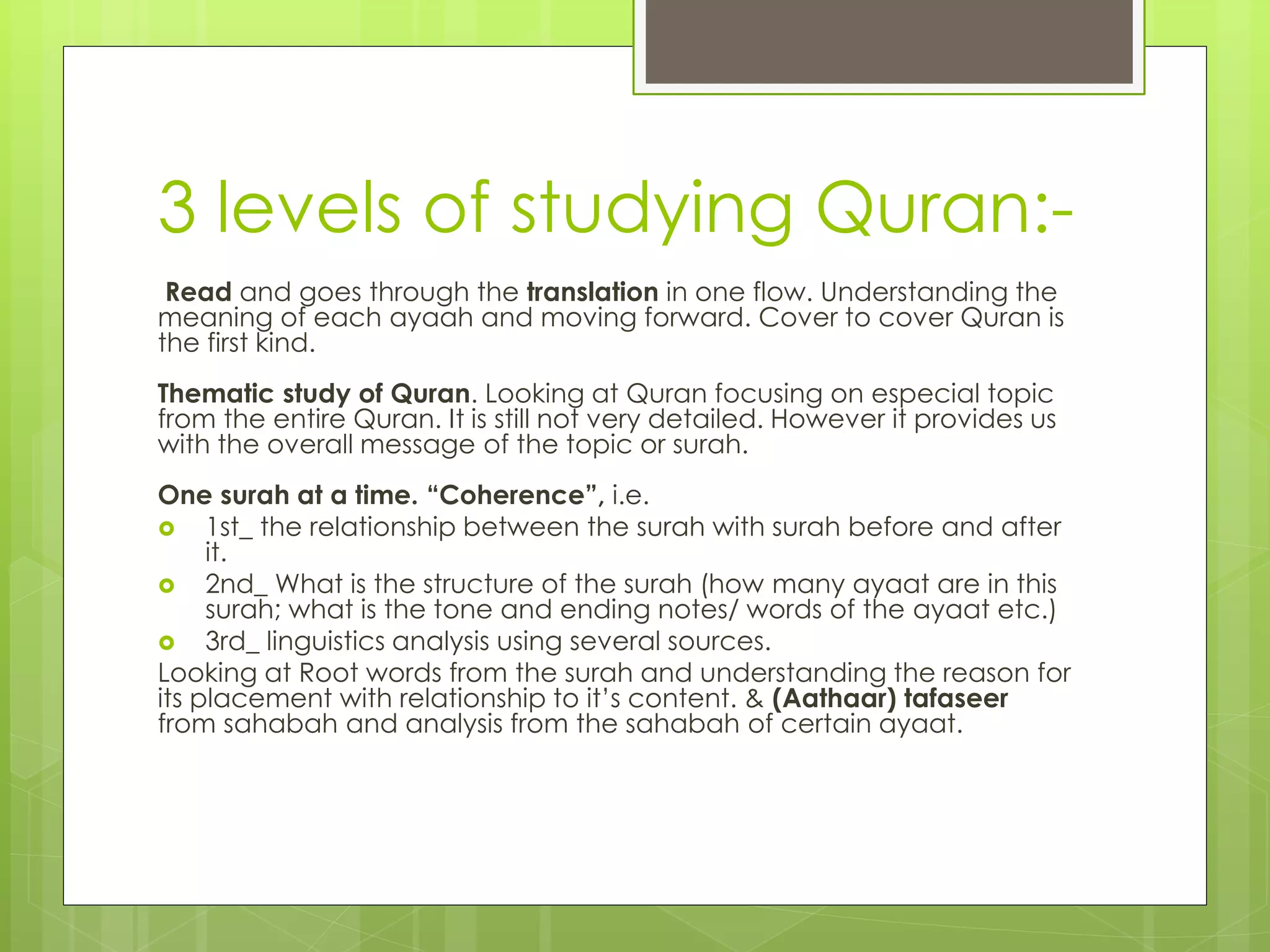 Surah Nuh (Noah) | PPTX