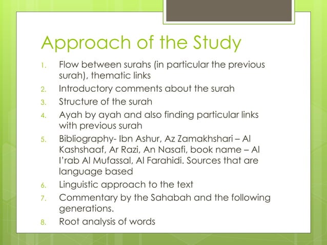 Surah Nuh (Noah) | PPTX