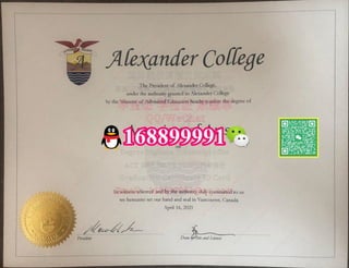 Alexander College degree offer diploma Transcript | PPT