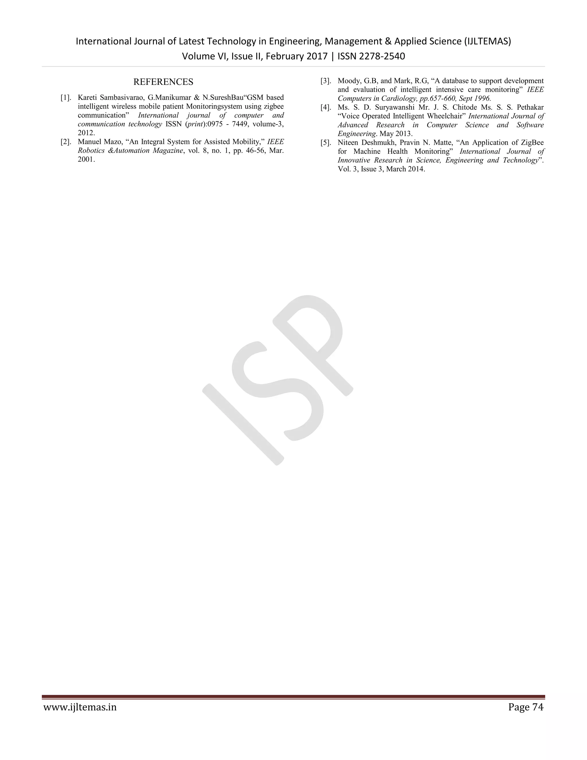Smart Voice Controlled Wheelchair | PDF