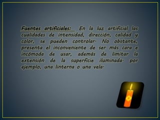 72 fuentes luminosas | PPTX