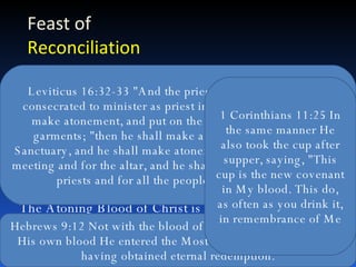 Holy Days of God | PPT