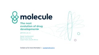Presentation by Paul Kohlhaas, Linumlabs, Founder of Molecule - The ...
