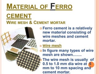 Ferro cement | PPTX