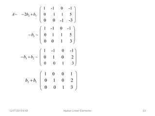 Matriks dan Operasinya ( Aljabar Linear Elementer ) | PPTX