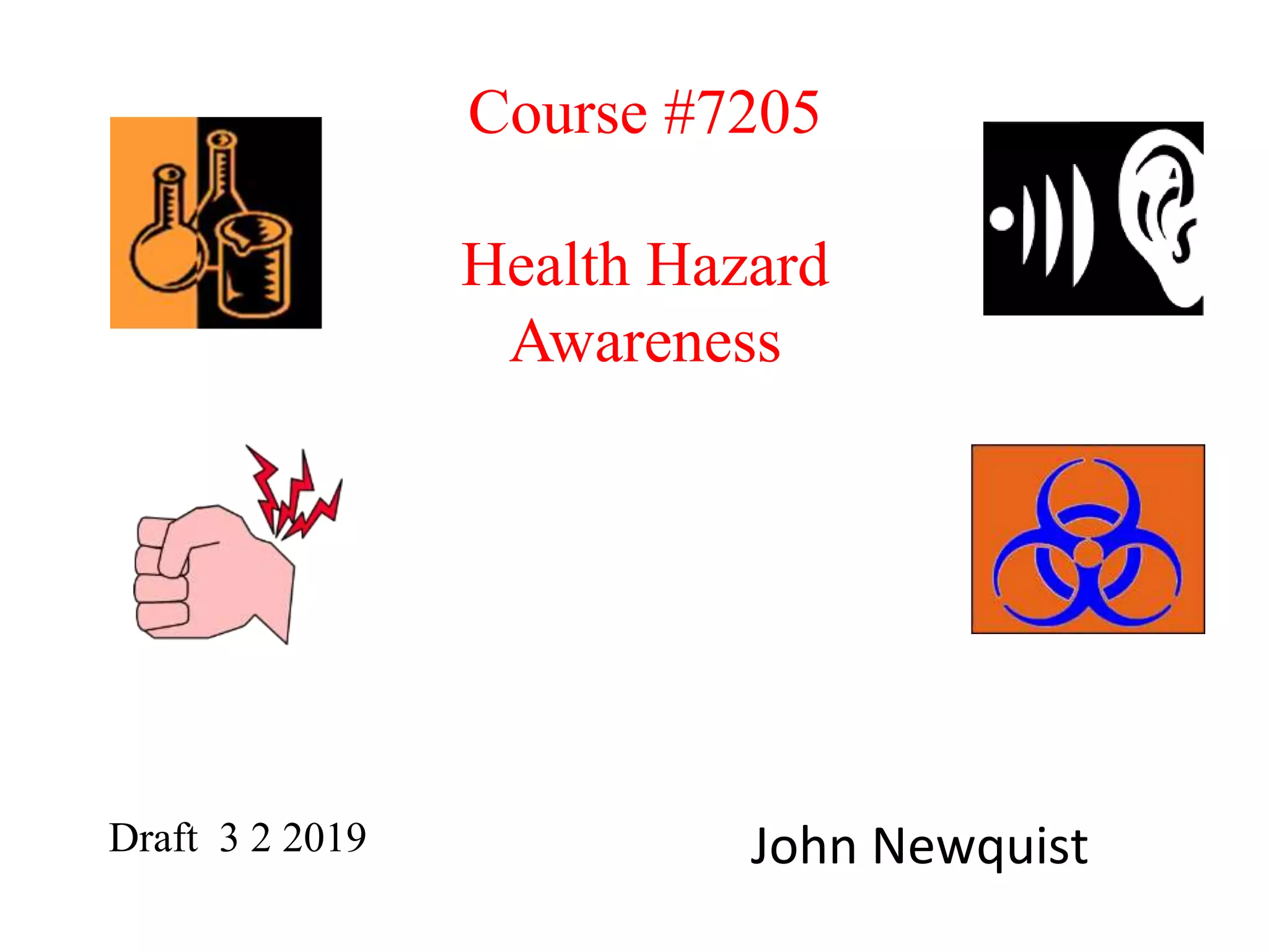 Health hazards awareness 2019 | PPT