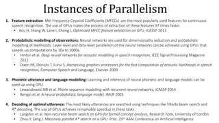 Implemetation of parallelism in HMM DNN based state of the art kaldi ...