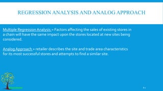 estimating potential sales for a retail store | PPTX