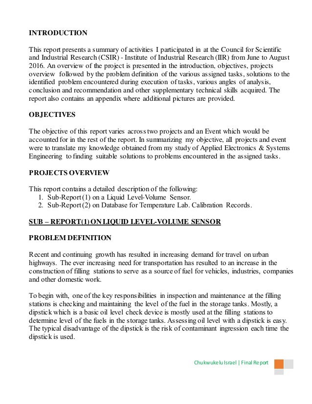 Problem Encountered During Internship Report - Arctic Alien Internship ...