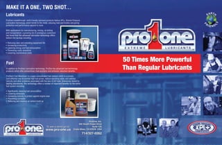 ProOne Brochure | PPT