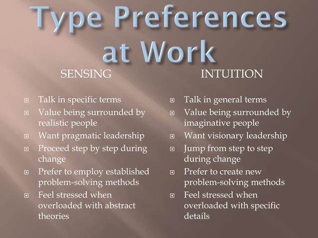 MBTI Type & Team Building Presentation Slides | PDF
