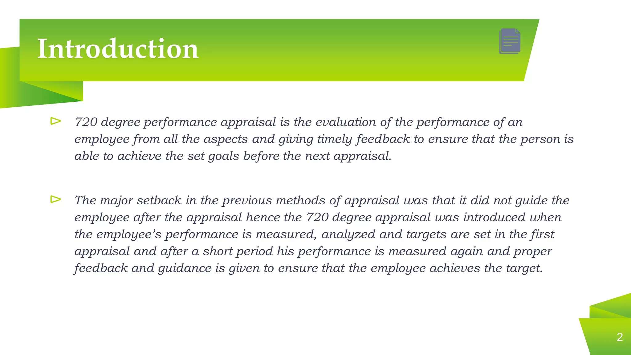 720 degree performance appraisal | PPTX