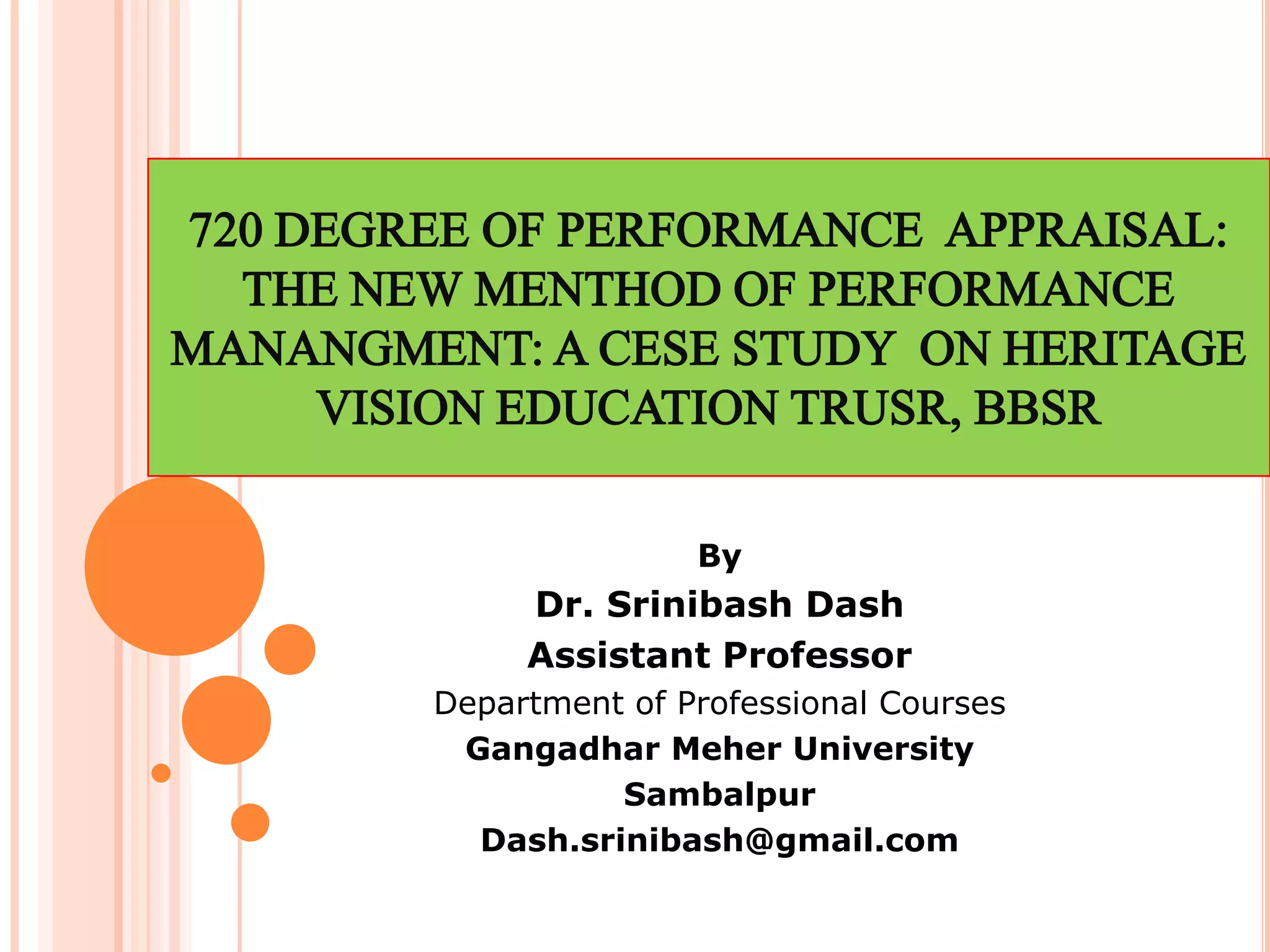 720 degree performance apraisal | PPT