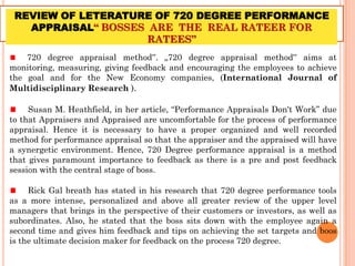 720 degree performance apraisal | PDF