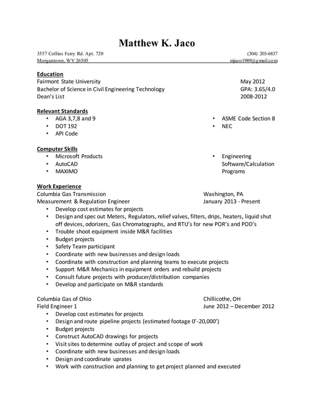 Matt's New Resume | PDF