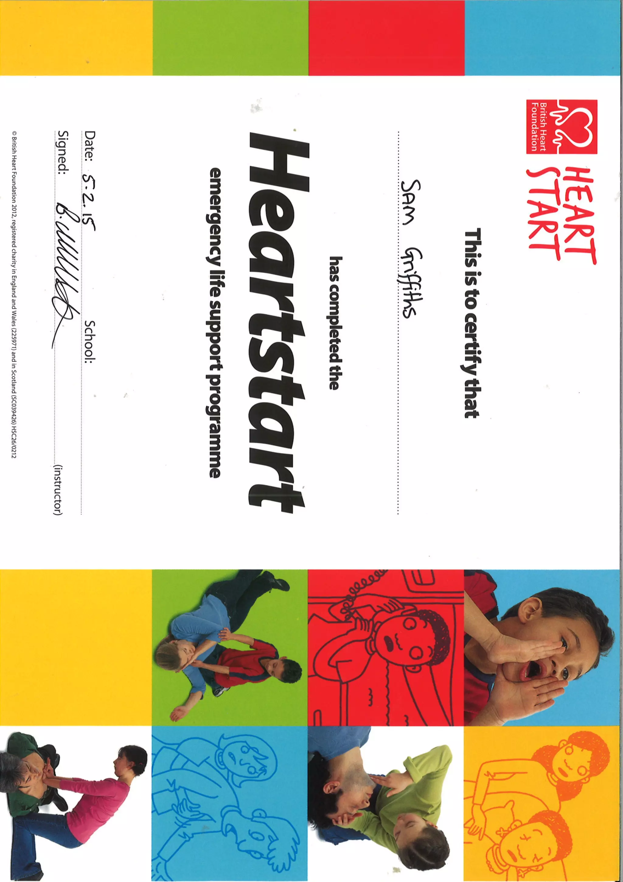 Heart Start Certificate | PDF