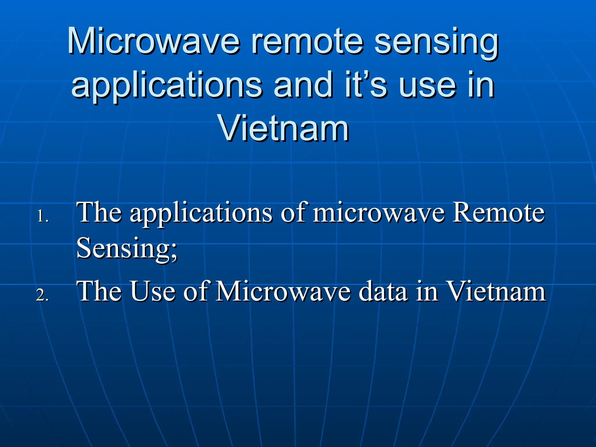 Microwave remote sensing applications.ppt