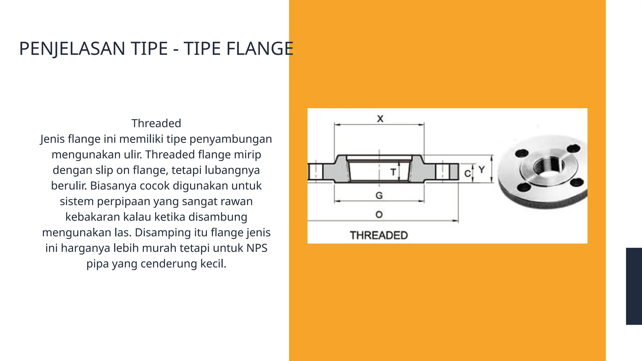 Basic Flange pipe drafting and design ppt | PPTX