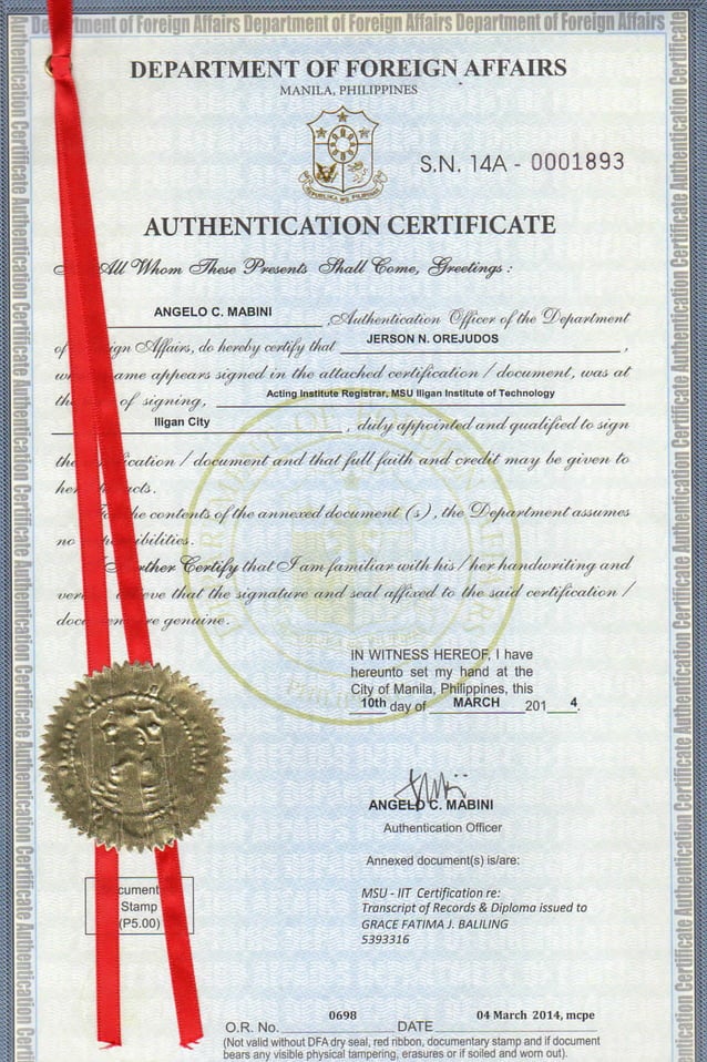 School Certification | PDF