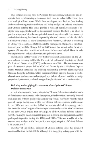 Forging Chinas Military Might A New Framework For Assessing Innovation ...