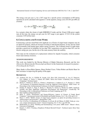 LESSONS LEARNED FROM IMPLEMENTING A SCALABLE PAAS SERVICE BY USING SINGLE BOARD COMPUTERS | PDF ...