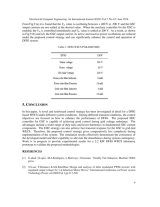GRID SIDE CONVERTER CONTROL IN DFIG BASED WIND SYSTEM USING ENHANCED HYSTERESIS CONTROLLER | PDF ...