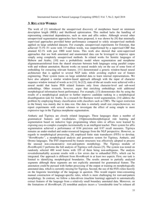 MORPHOLOGICAL SEGMENTATION WITH LSTM NEURAL NETWORKS FOR TIGRINYA | PDF