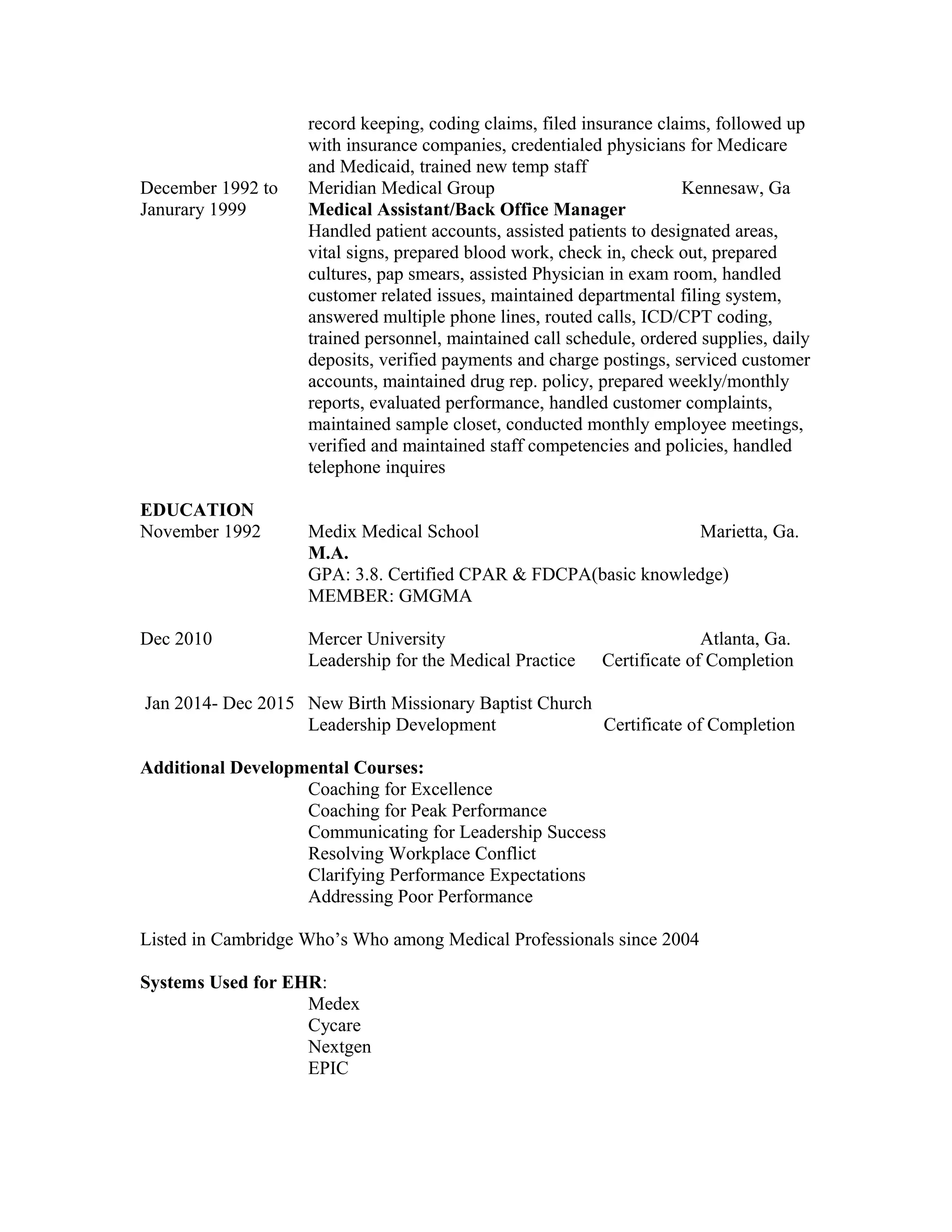 Cynthia Collins (1) | DOC | Health Insurance | Insurance