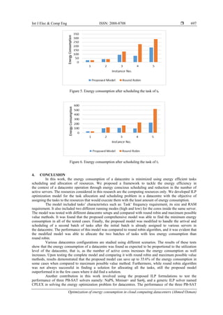 Optimization of energy consumption in cloud computing datacenters | PDF