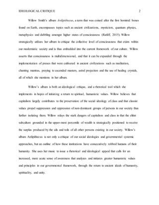 Ideological Critique | DOCX