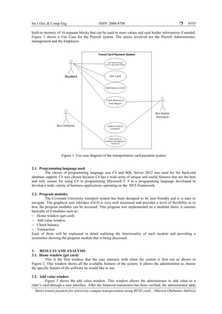 Smart transit payment for university campus transportation using RFID ...