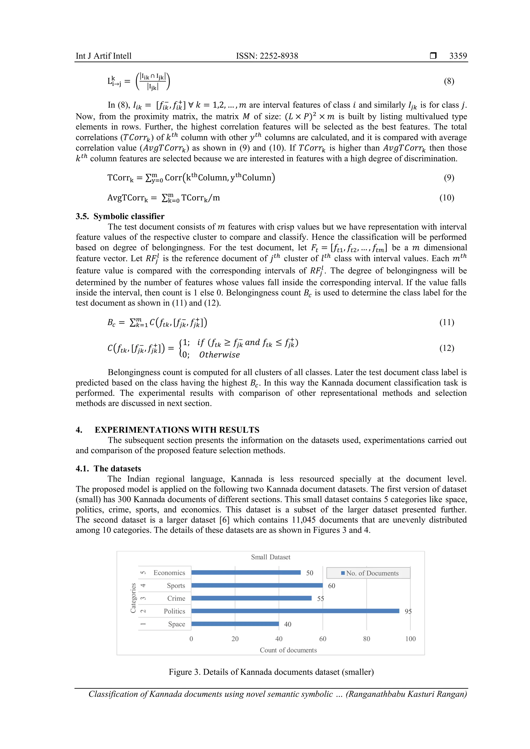 Classification of Kannada documents using novel semantic symbolic ...