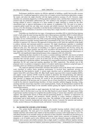 An approach for improved students’ performance prediction using homogeneous and heterogeneous ...