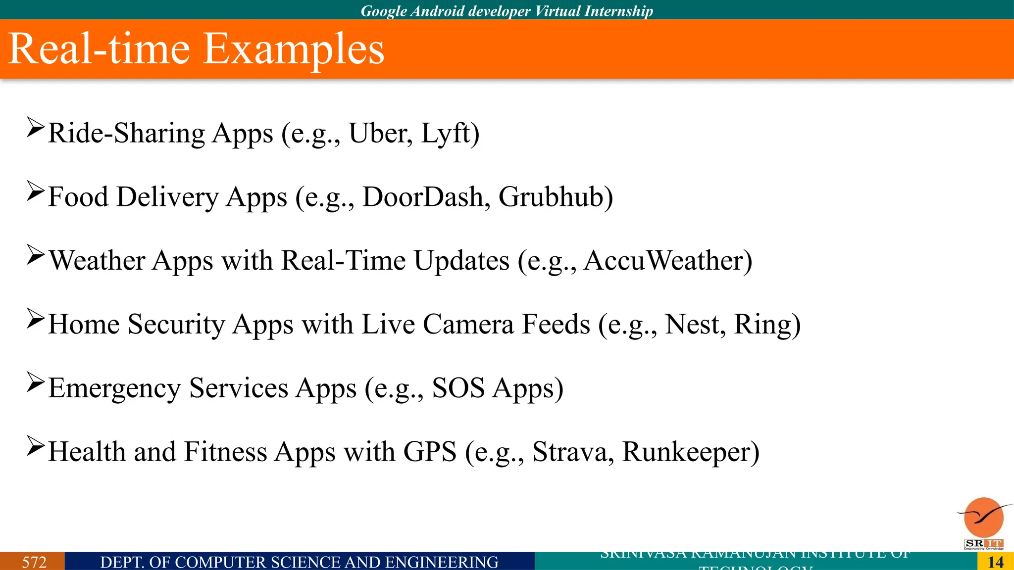 Google Android developer internship cohort 8 | PPTX