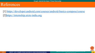 Google Android developer internship cohort 8 | PPTX