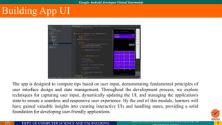 Google Android developer internship cohort 8 | PPTX