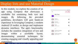 Google Android developer internship cohort 8 | PPTX