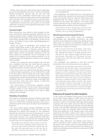 M Williams et al - Assessment of Mining Biodiversity Offsets and the ...