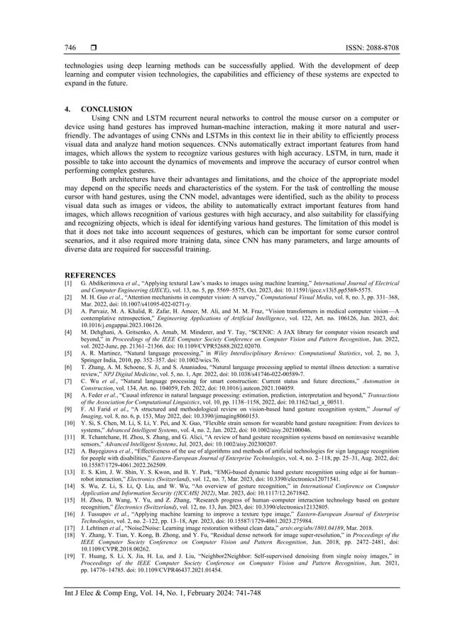 Human Machine Interactions Based On Hand Gesture Recognition Using Deep Learning Methods Pdf