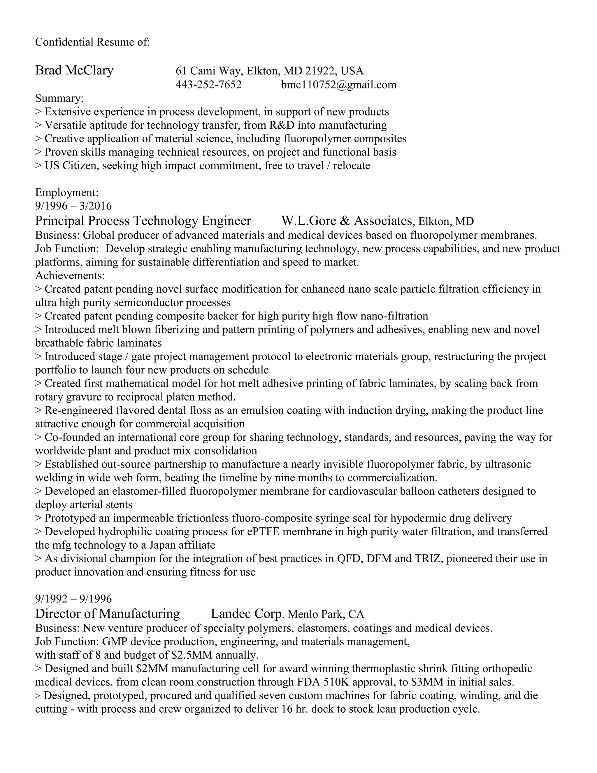 BMM resume | PDF