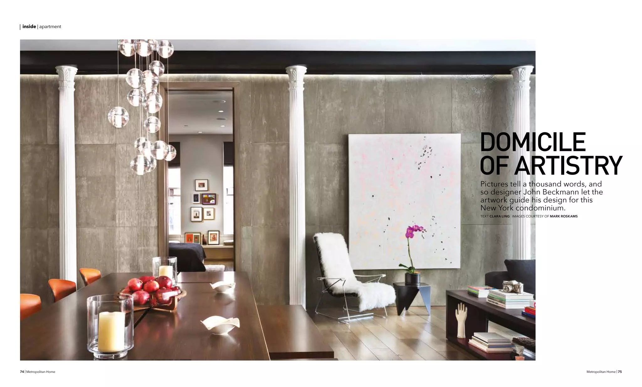 Metropolitan+Home_74-79 | PDF | Interior Decorating | Home & Garden