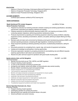 Bala Guru Resume | DOC