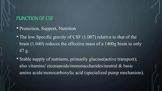 723_CSF_Anatomy_Physiology_and_Dynamics.pptx | Brain and Nervous System Disorders | Diseases and ...