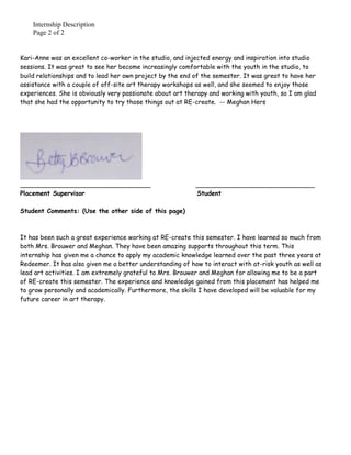 Internship evaluation form for supervisors | PDF