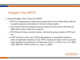 Developments in I.S. Patent Law | PPT