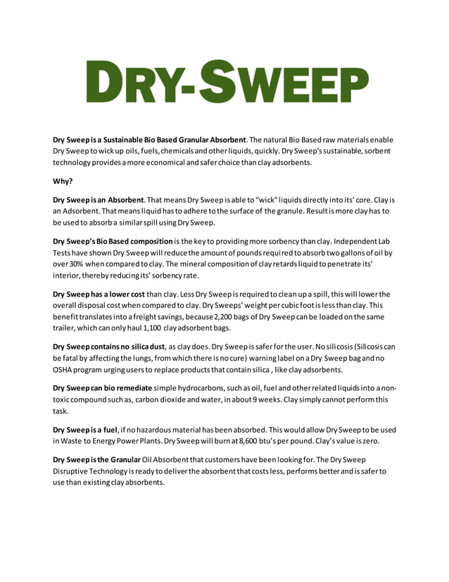 DRY SWEEP | PDF