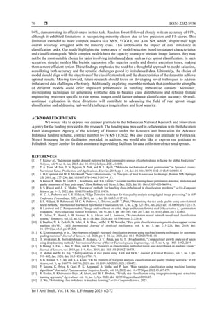 Overcoming imbalanced rice seed germination classification: enhancing accuracy for effective ...