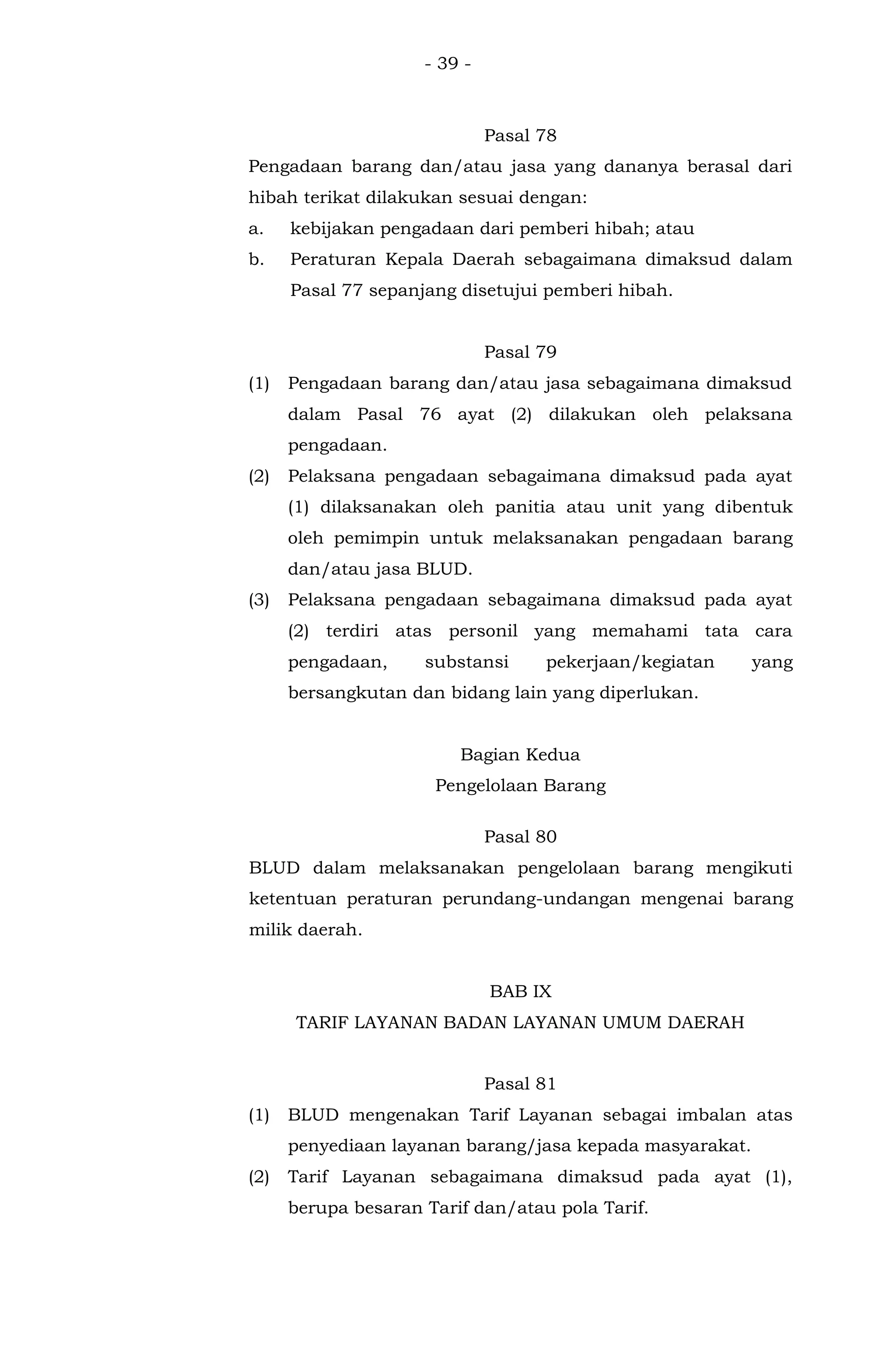 72471 permendagri-79-tahun-2018-tentang-blud dengan lampiran | PDF